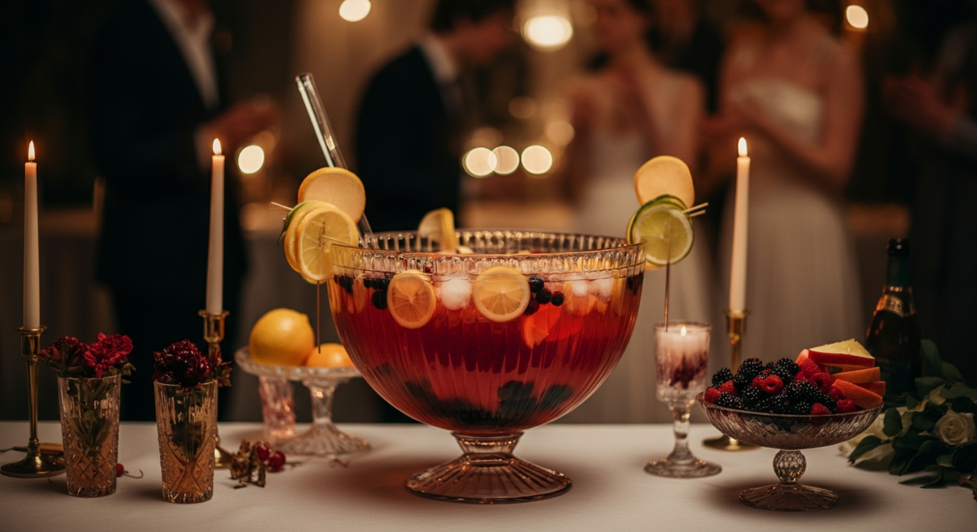 Recette du punch pour 50 personnes : le secret d'une soirée réussie