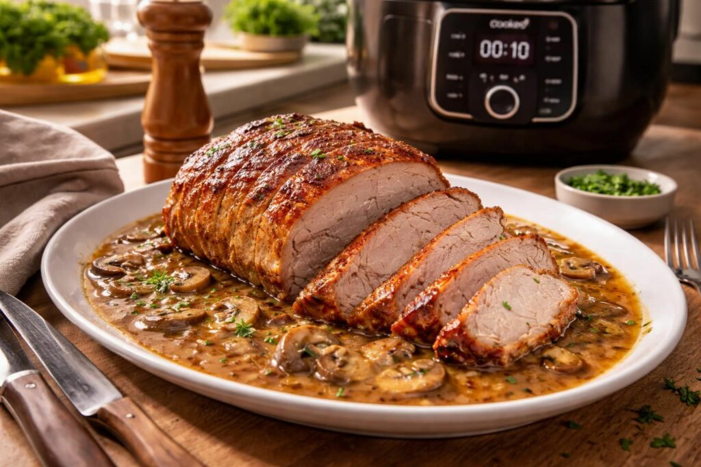 Comment réussir un rôti de porc au Cookeo avec un fond de veau aux ...