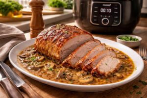 Comment réussir un rôti de porc au Cookeo avec un fond de veau aux ...
